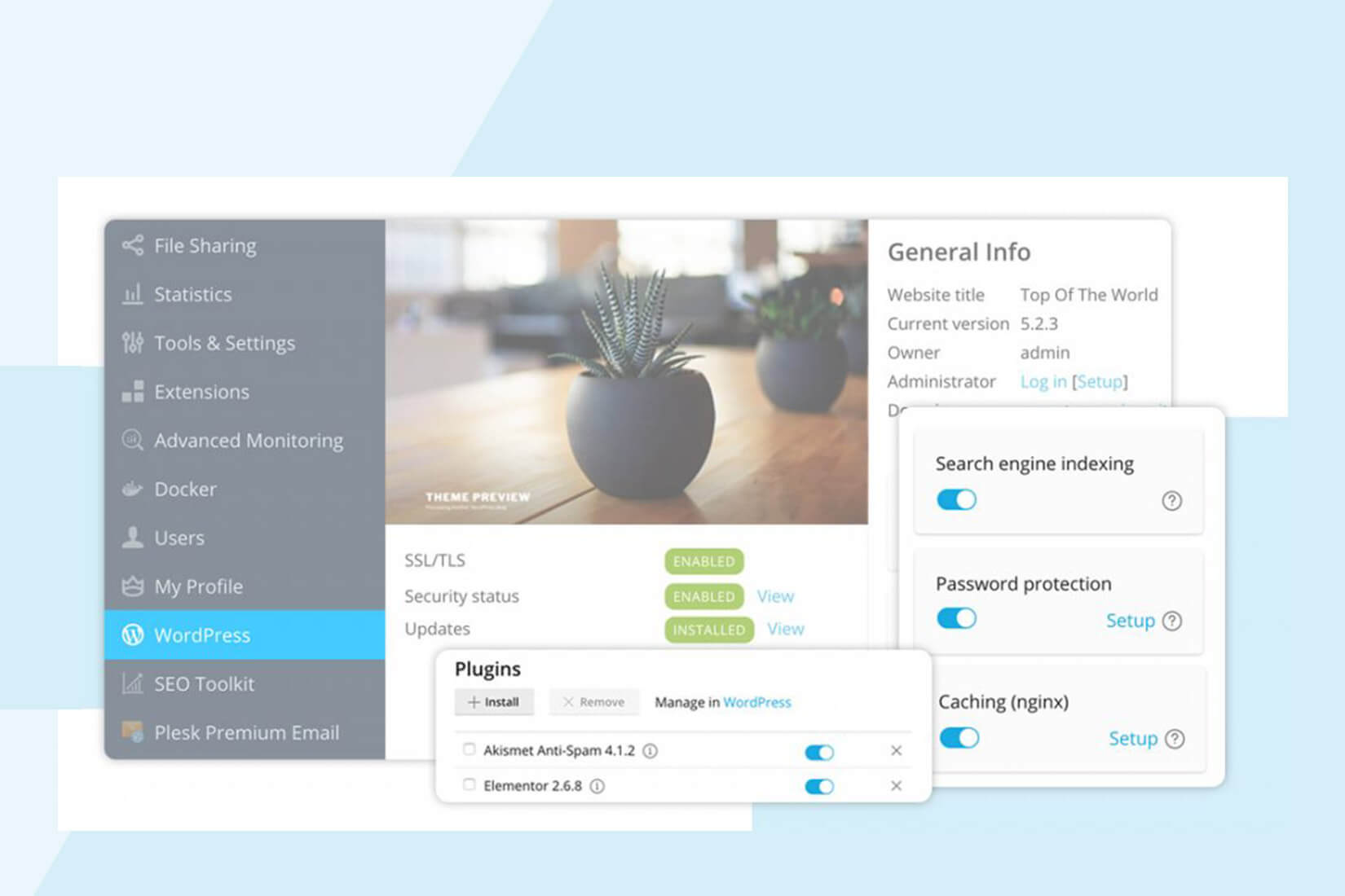 Plesk Panel Nedir ve Neden Kullanılmalıdır? - Sihirli Hosting